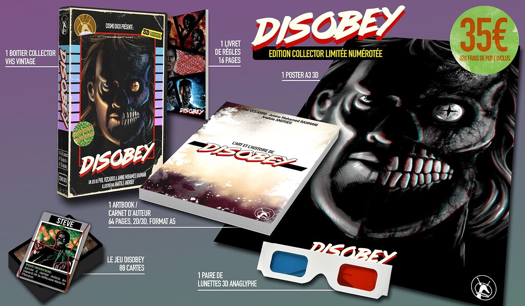 Disobey - par Cosmo Duck - livraison en juillet 2024 - Page 3 - Jeux ...