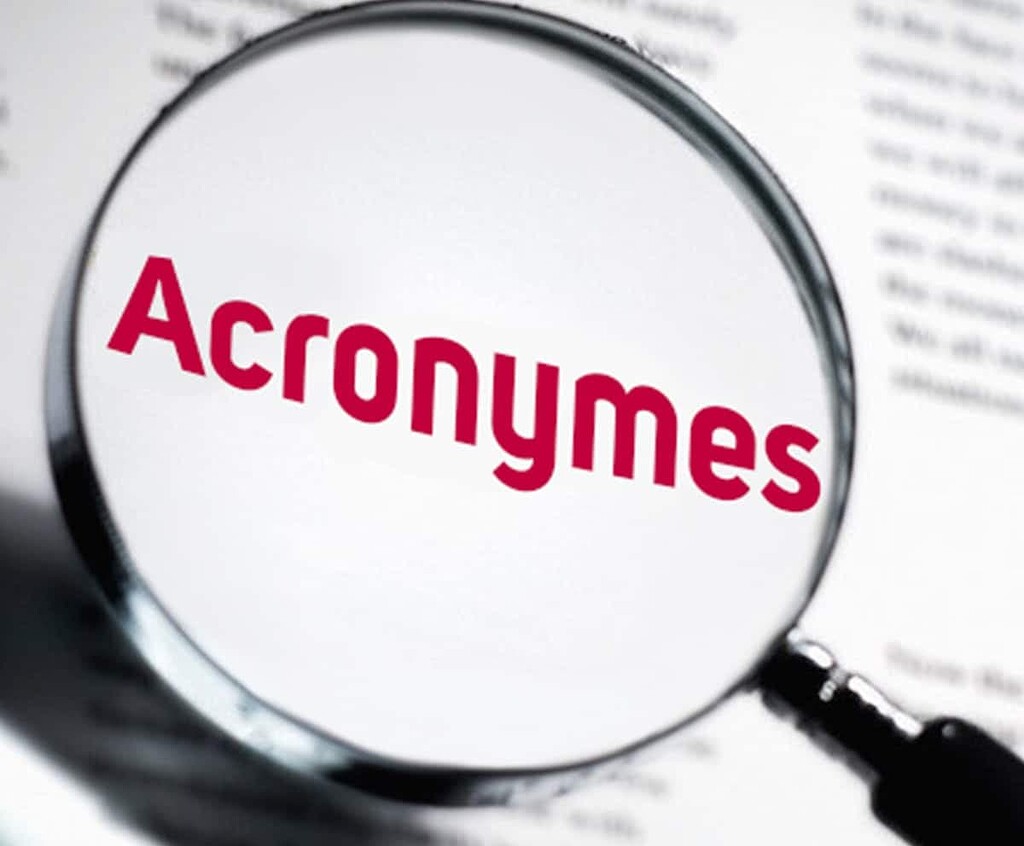 Lexique des sigles les plus utilisés (acronymes) - On y joue - cwowd