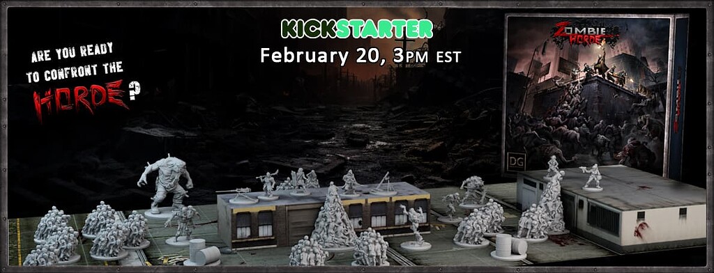Zombie Horde - par Dark Gate Games - livraison en août 2025 - Jeux ...