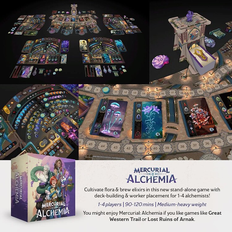 Mercurial: Alchemia - par Hyperlixir - livraison en août 2026 - Jeux ...
