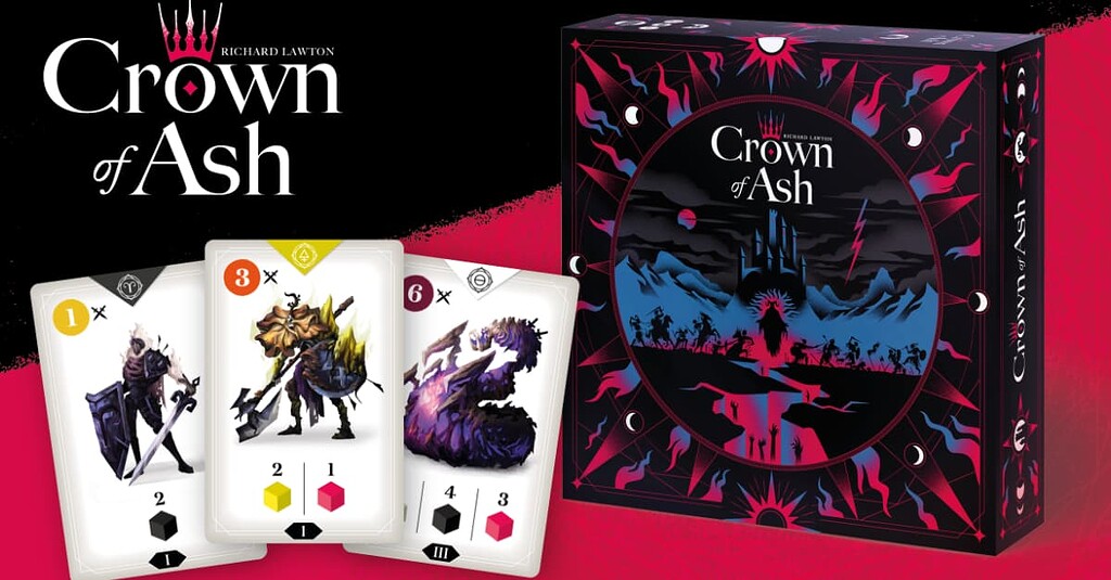 Crown of Ash - par Card Noir - fin le 20 avril - Jeux financés - cwowd