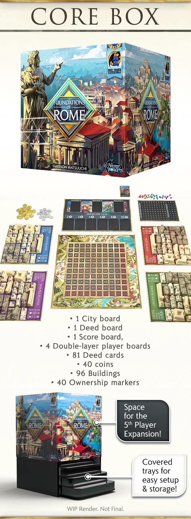 Foundations Of Rome Par Arcane Wonders Livraison Janvier 2021 