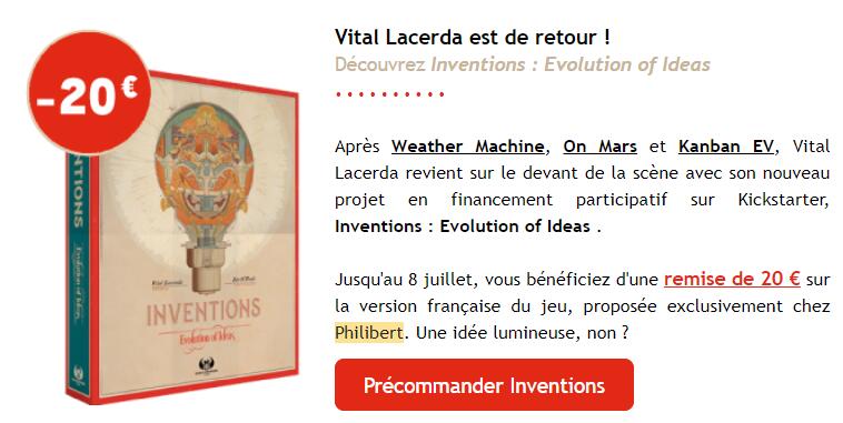 Inventions: Evolution of Ideas (de Lacerda) - par Eagle Gryphon Games ...